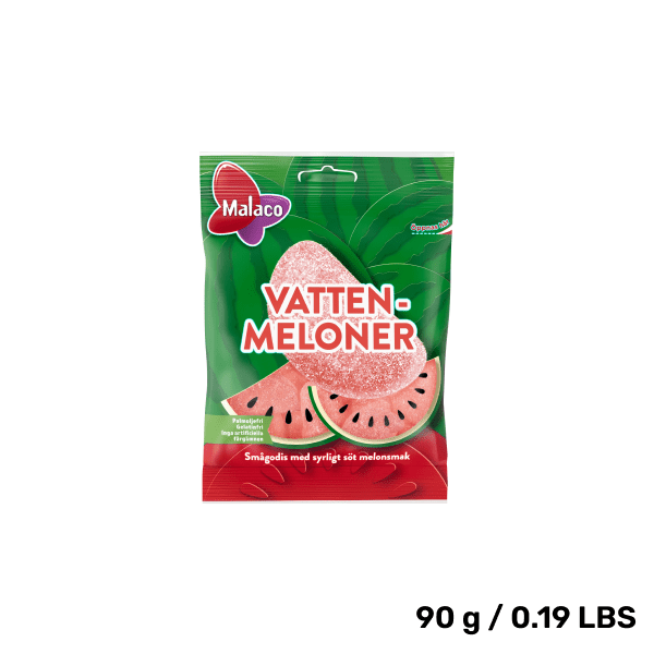 Watermelon Gummies | Sweet & Sour Swedish Candy – Scandybites